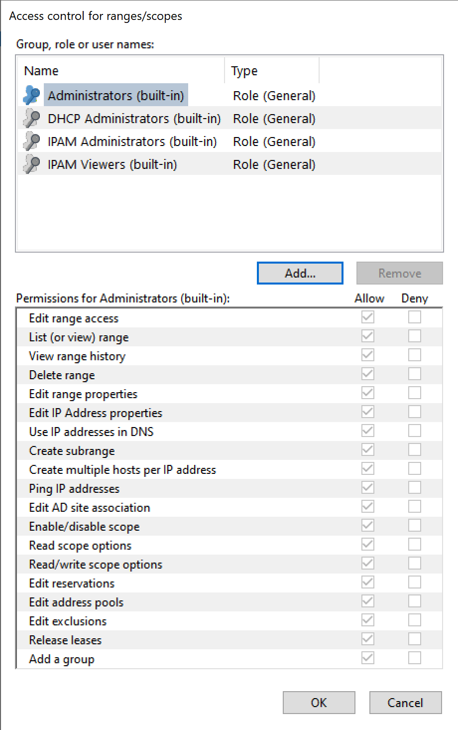 Managing access control in the Management Console — Micetro - 25.1 ...