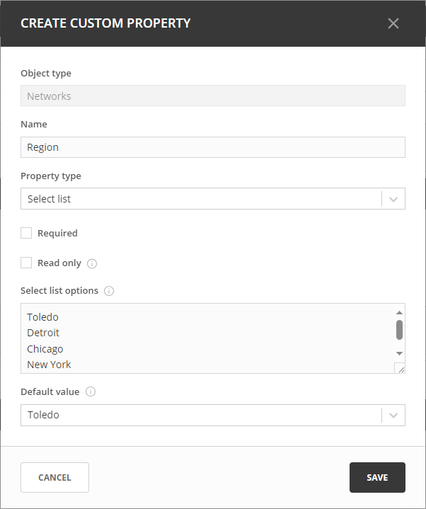 Custom Properties — Micetro - 25.1 documentation