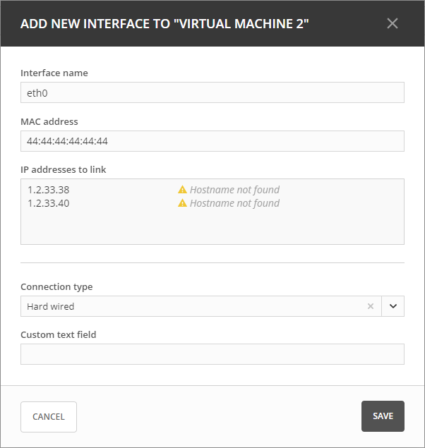 Devices and Interfaces — Micetro - 25.1 documentation