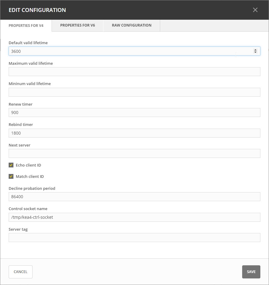 ISC Kea DHCP — Micetro - 25.1 documentation